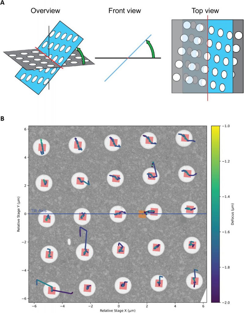 Beam image-shift accelerated data acquisition for near-atomic ...